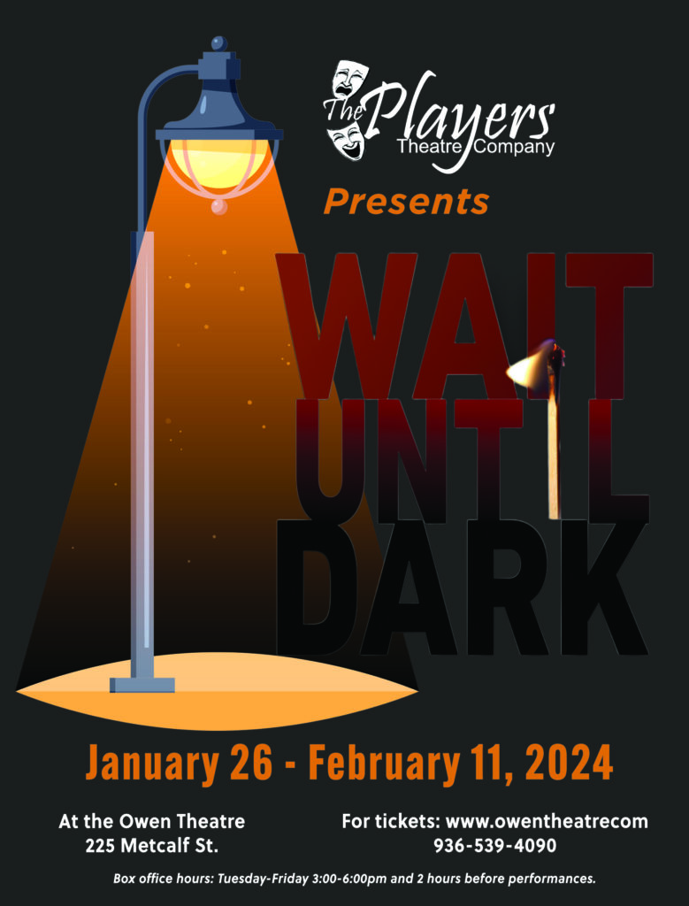 The Player’s Theatre Company: Lights are up on “Wait Until Dark” - Dock ...
